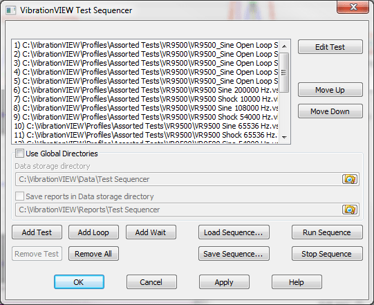 Test Sequencing - VRU